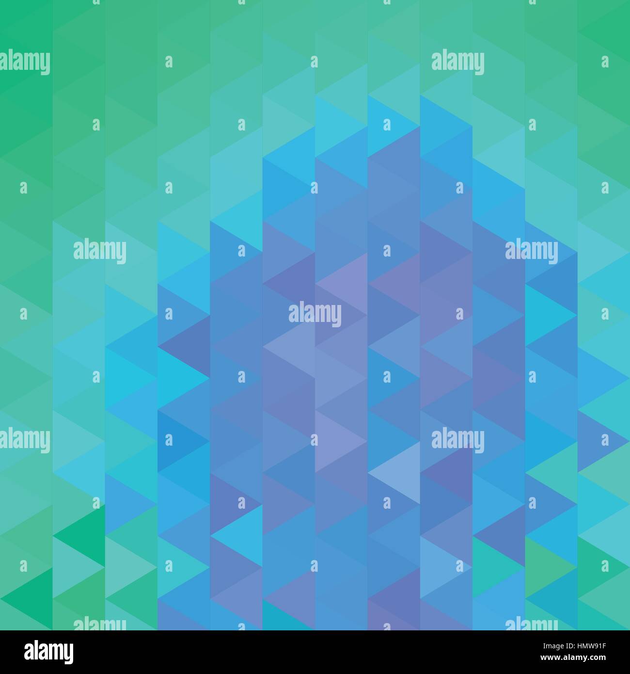 Teal color triangle mosaic background Stock Vector Images - Alamy