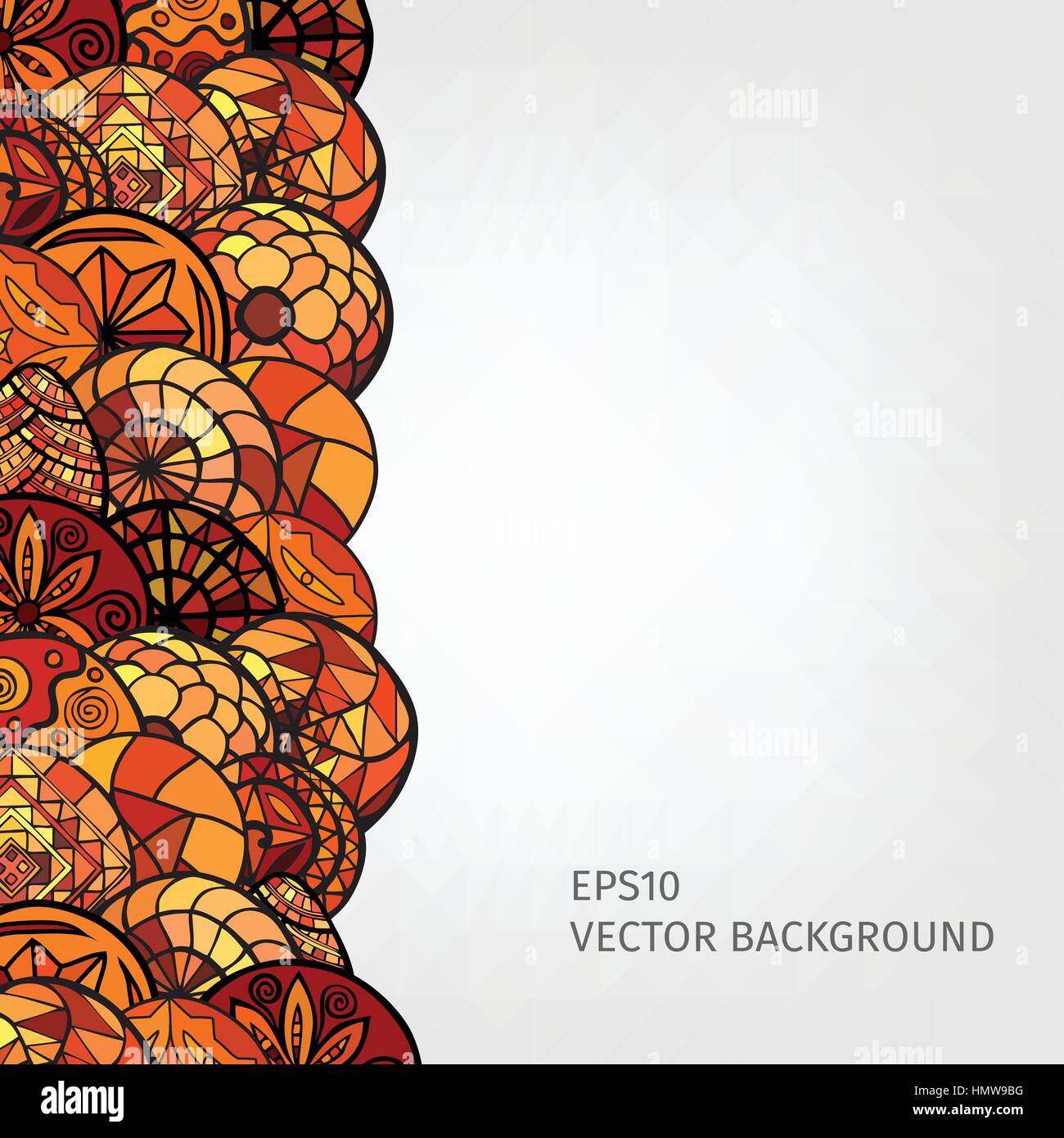 hand drawn ethnic background Stock Vector Image & Art - Alamy