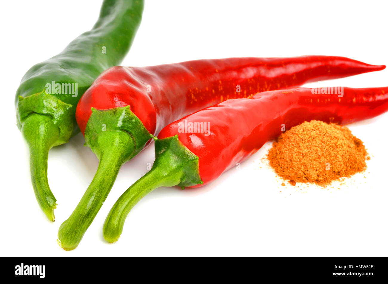 chili peppers isolated on white background Stock Photo - Alamy