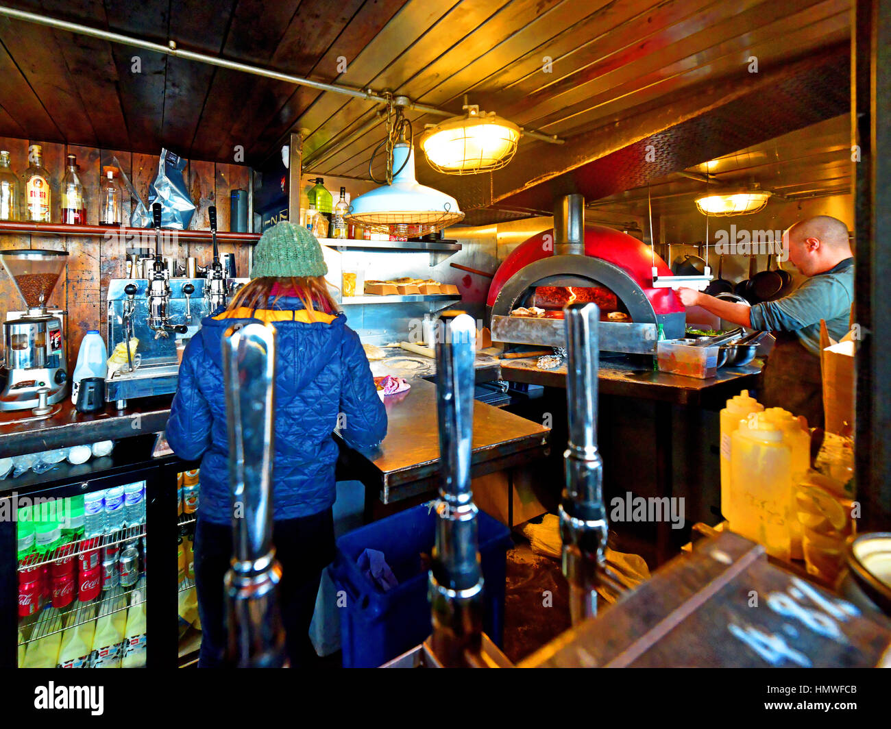 Rileys Fish Shack Tynemouth beach North Tyneside Stock Photo - Alamy