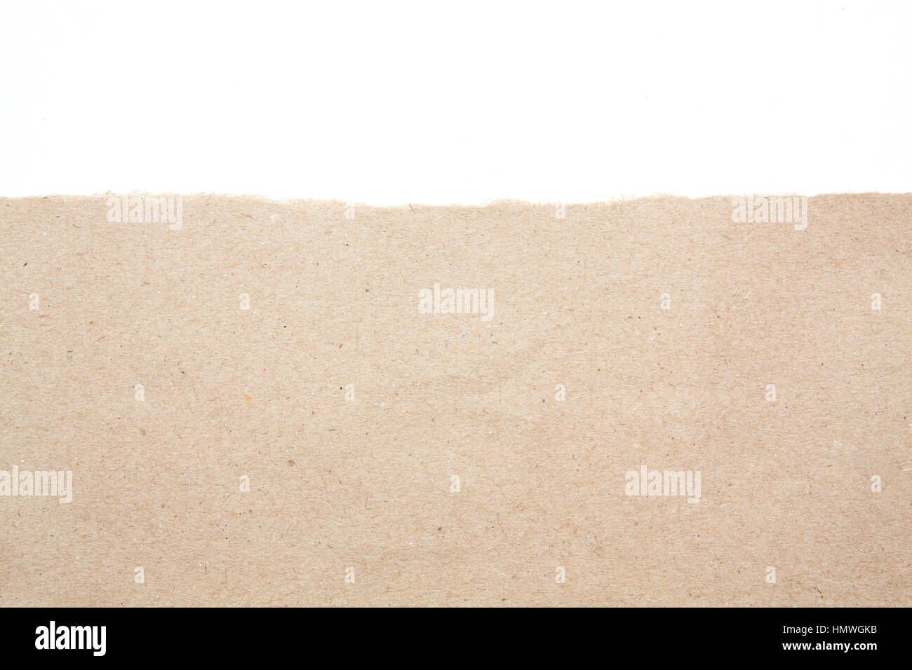Empty blank recycle paper tear paper isolated Stock Photo - Alamy