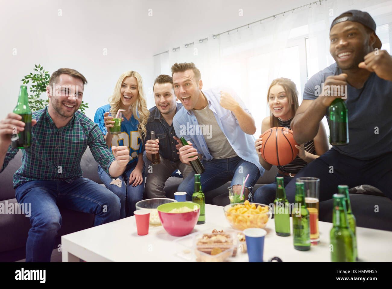 Great evening friends group hi-res stock photography and images - Alamy