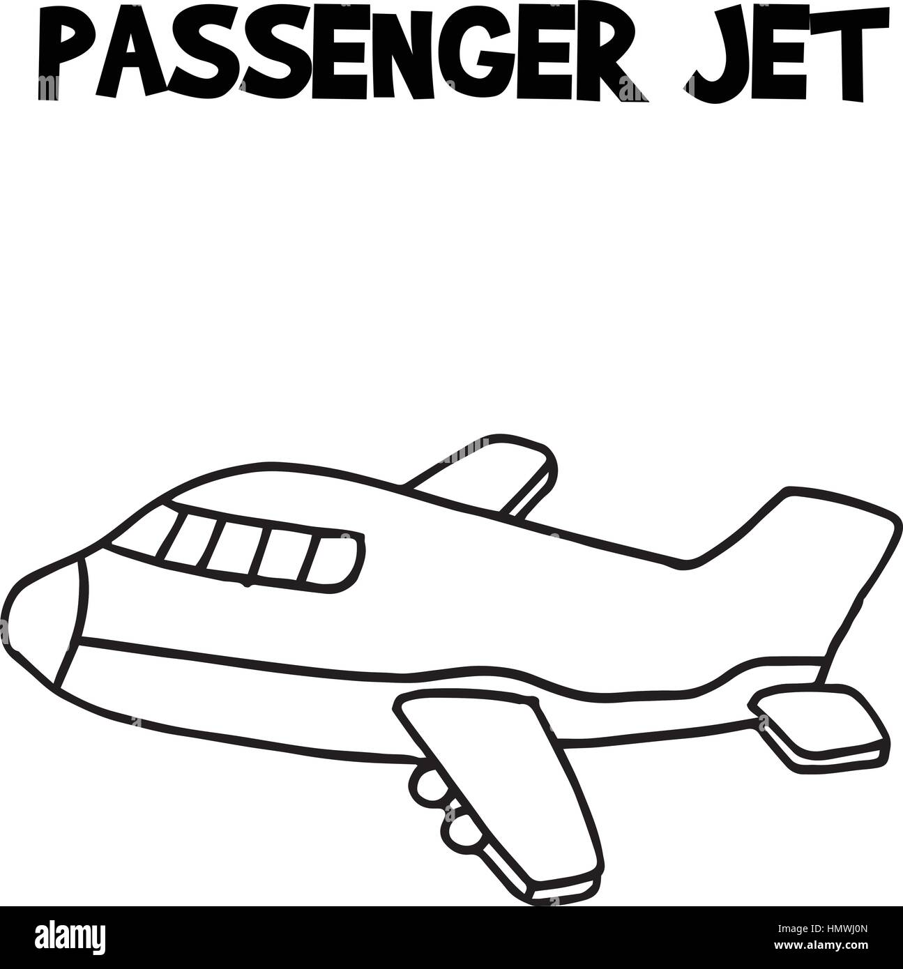 Transport of passenger hand draw Stock Vector Image & Art - Alamy