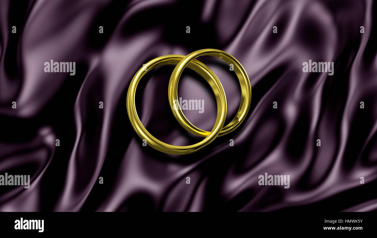 3D illustration Abstract Background with Wedding Rings Stock Photo - Alamy