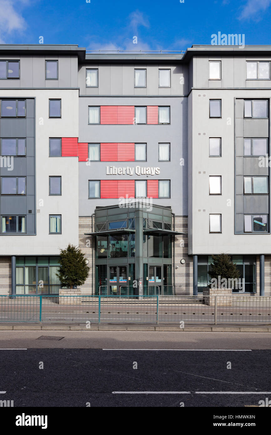 Modern housing development in Gillingham on Victory Pier and Liberty ...