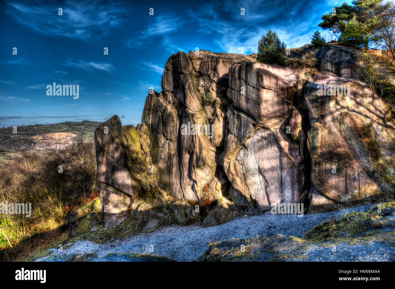The Black Rocks Stock Photo - Alamy