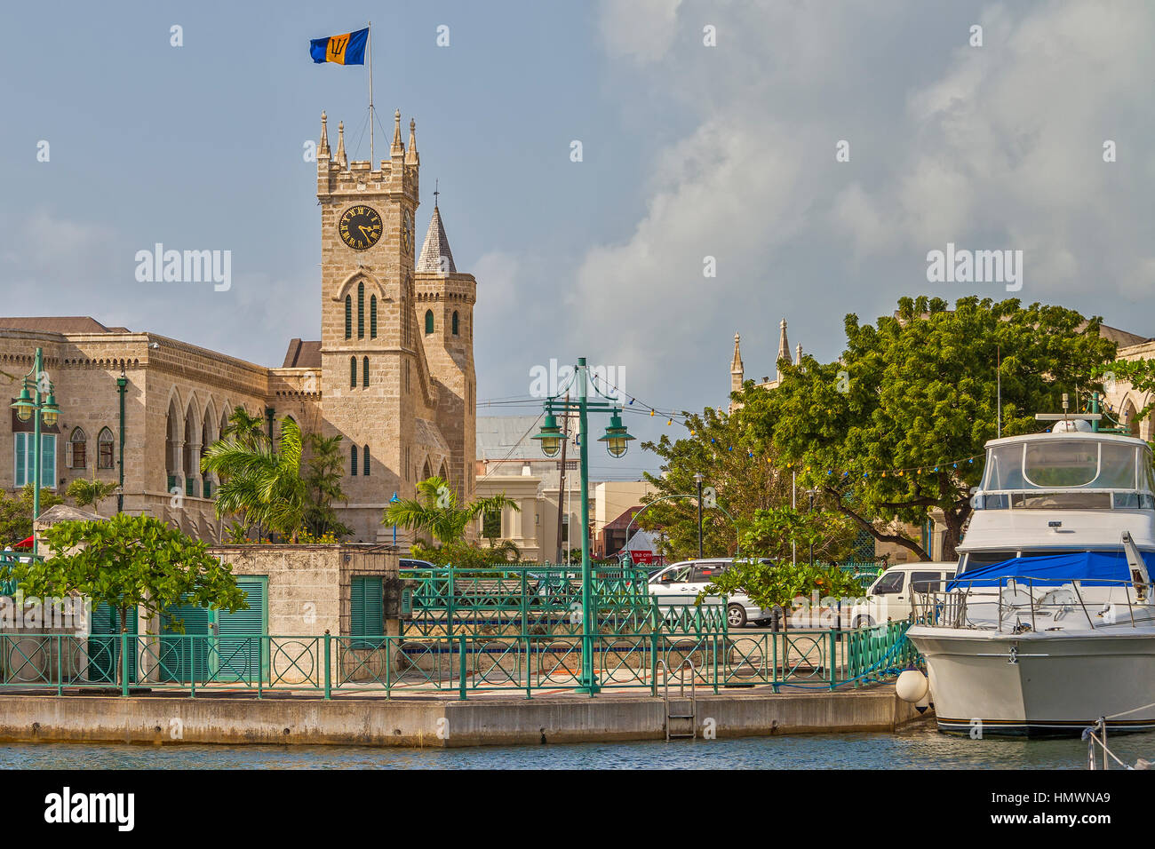 Barbados flag clock hi-res stock photography and images - Alamy