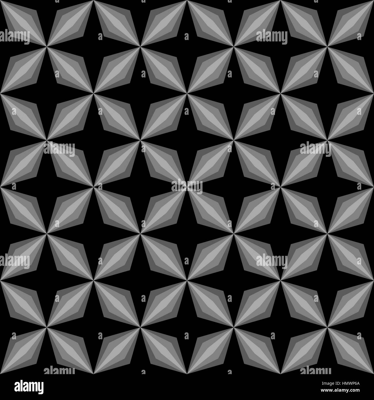 Simple diamond petal pattern in a square matrix layout - seamless ...