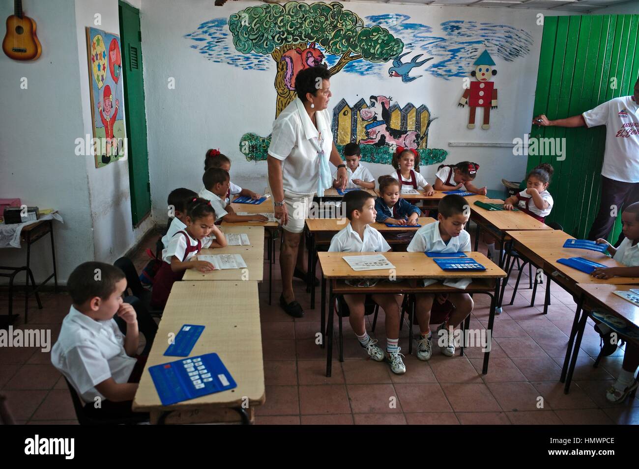 Cuban children at a school in Las Terrazas community Stock Photo - Alamy