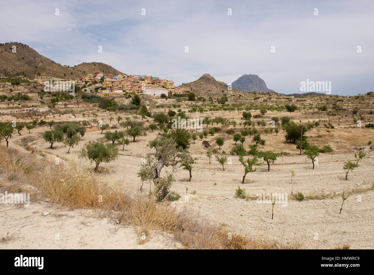 The countryside near Relleu, Alicante, Spain Stock Photo - Alamy