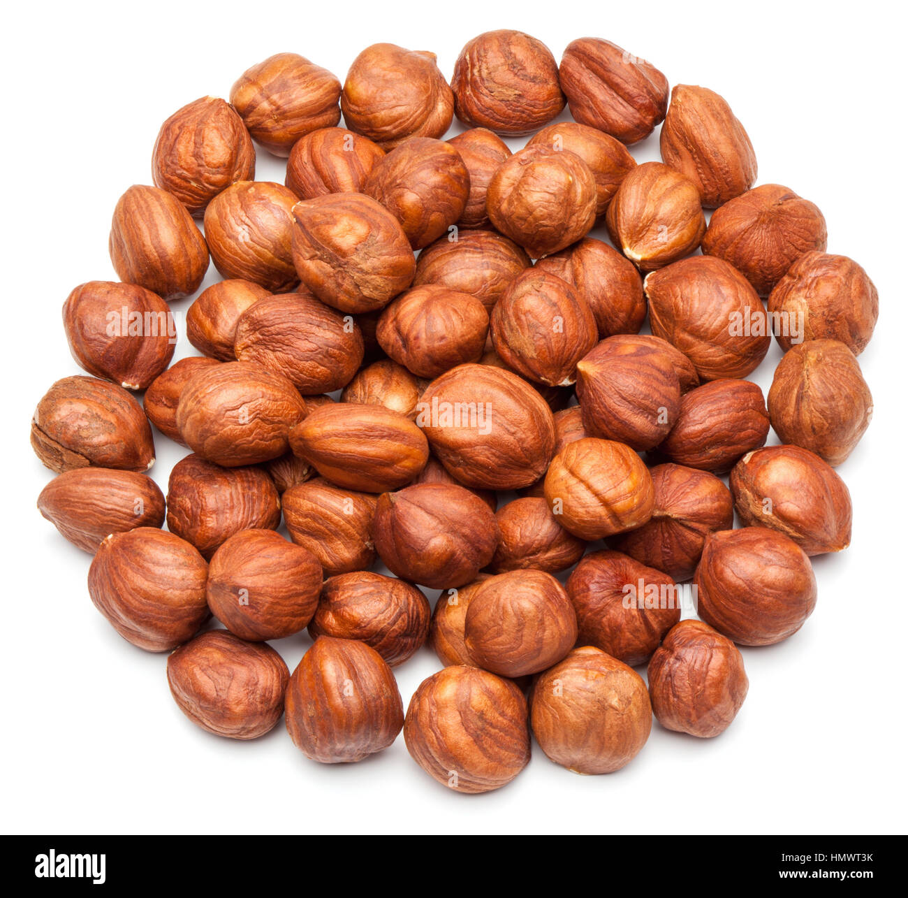 Hazelnuts isolated on the white background Stock Photo - Alamy