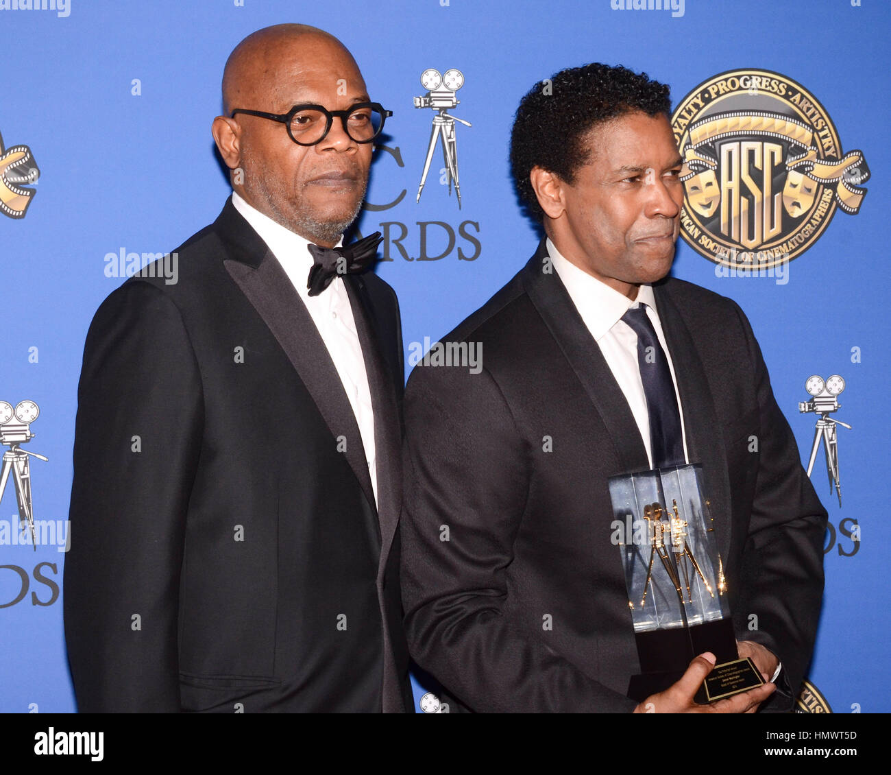 Samuel L. Jackson and Denzel Washington attends the 31st Annual ASC ...
