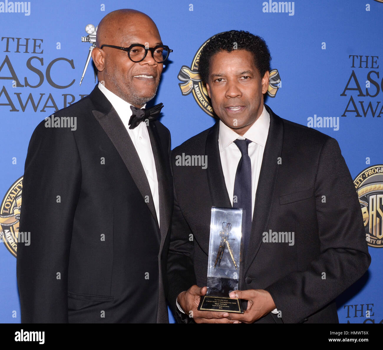 Samuel L. Jackson and Denzel Washington attends the 31st Annual ASC ...