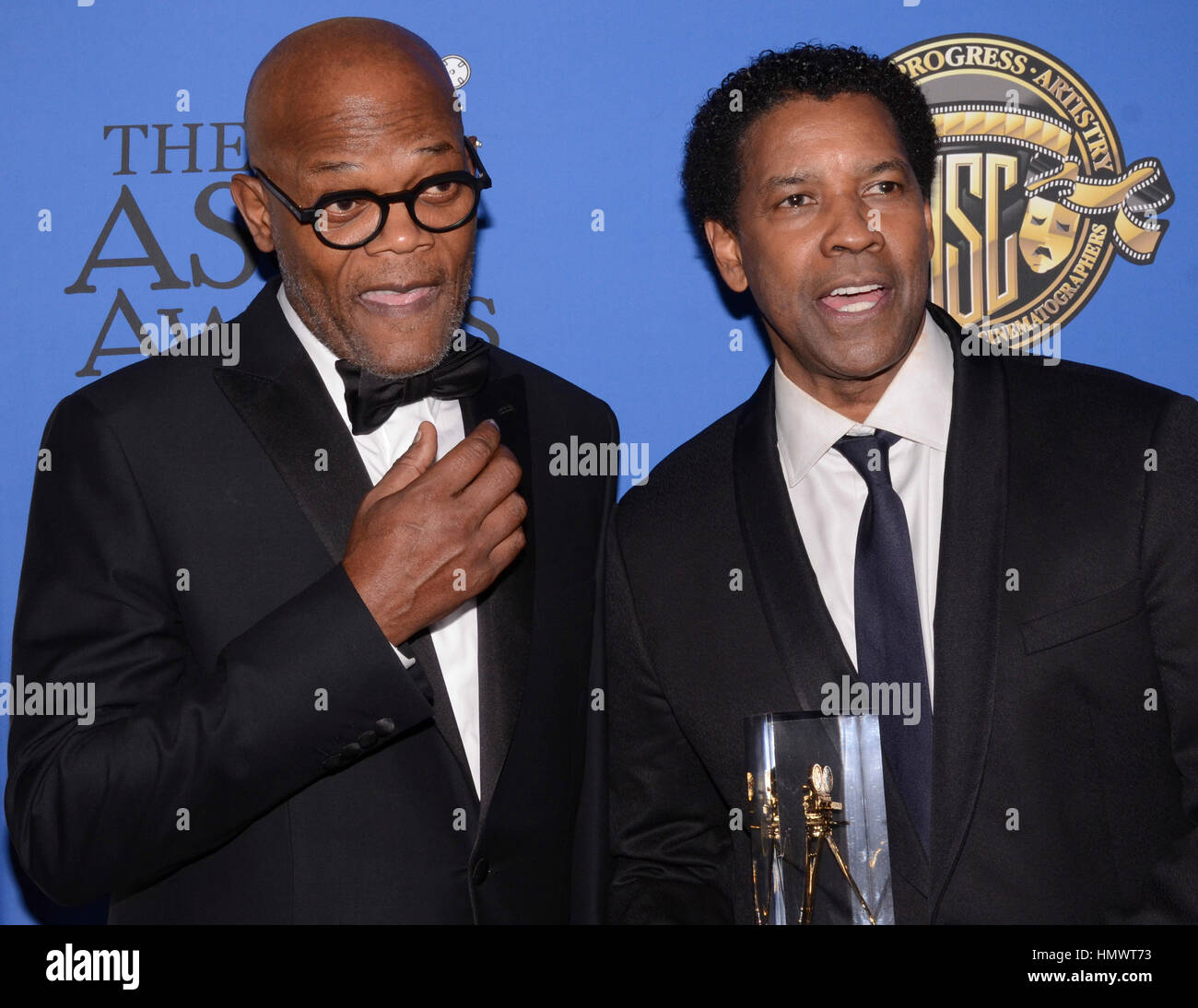 Samuel L. Jackson and Denzel Washington attends the 31st Annual ASC ...
