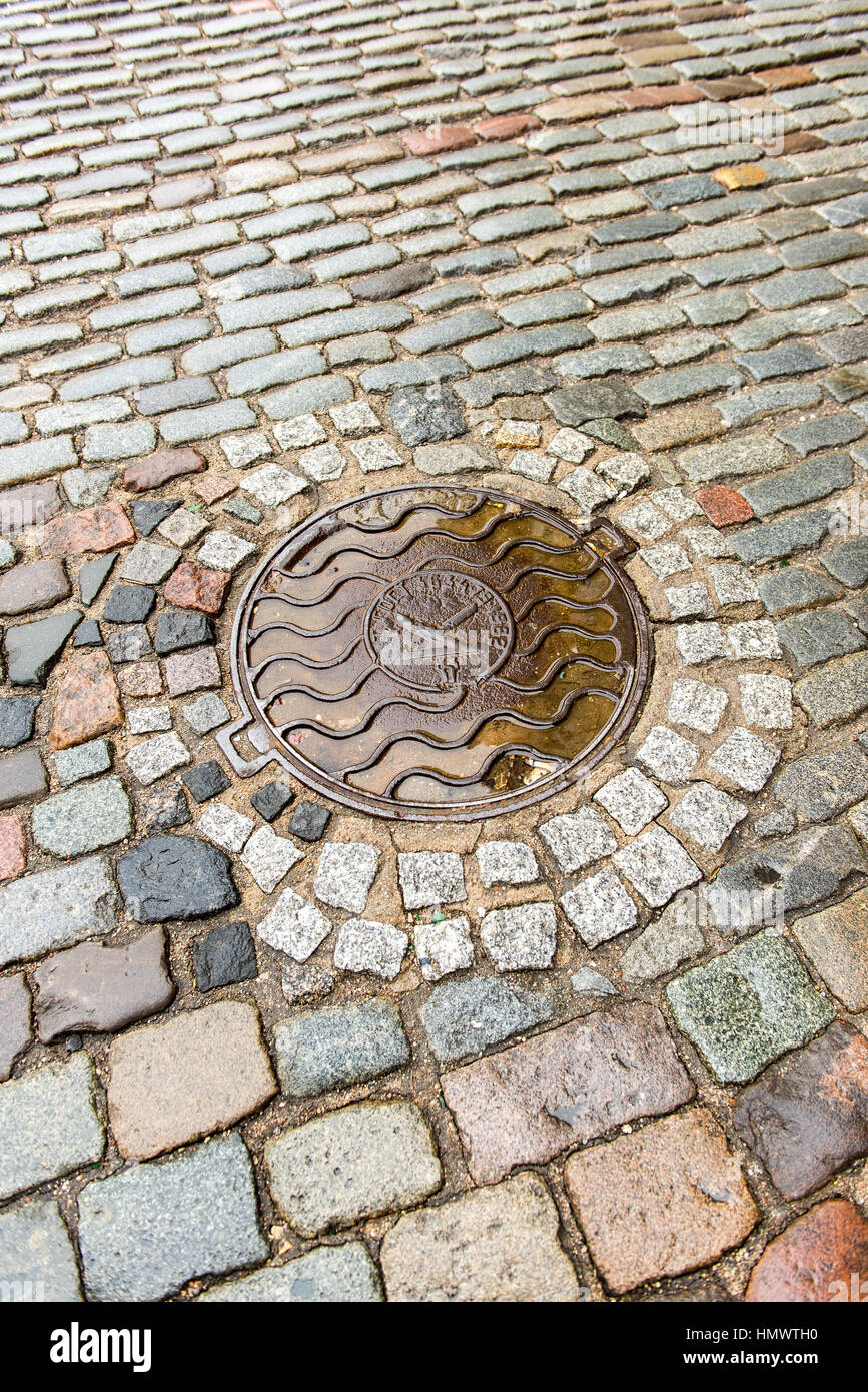 architectural street building front details in riga, latvia Stock Photo ...