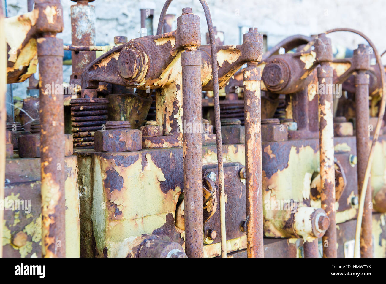 Outdated broken engine hi-res stock photography and images - Alamy