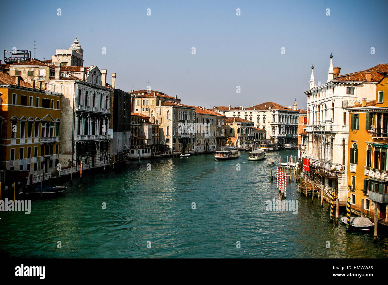 canal view in italy Stock Photo - Alamy