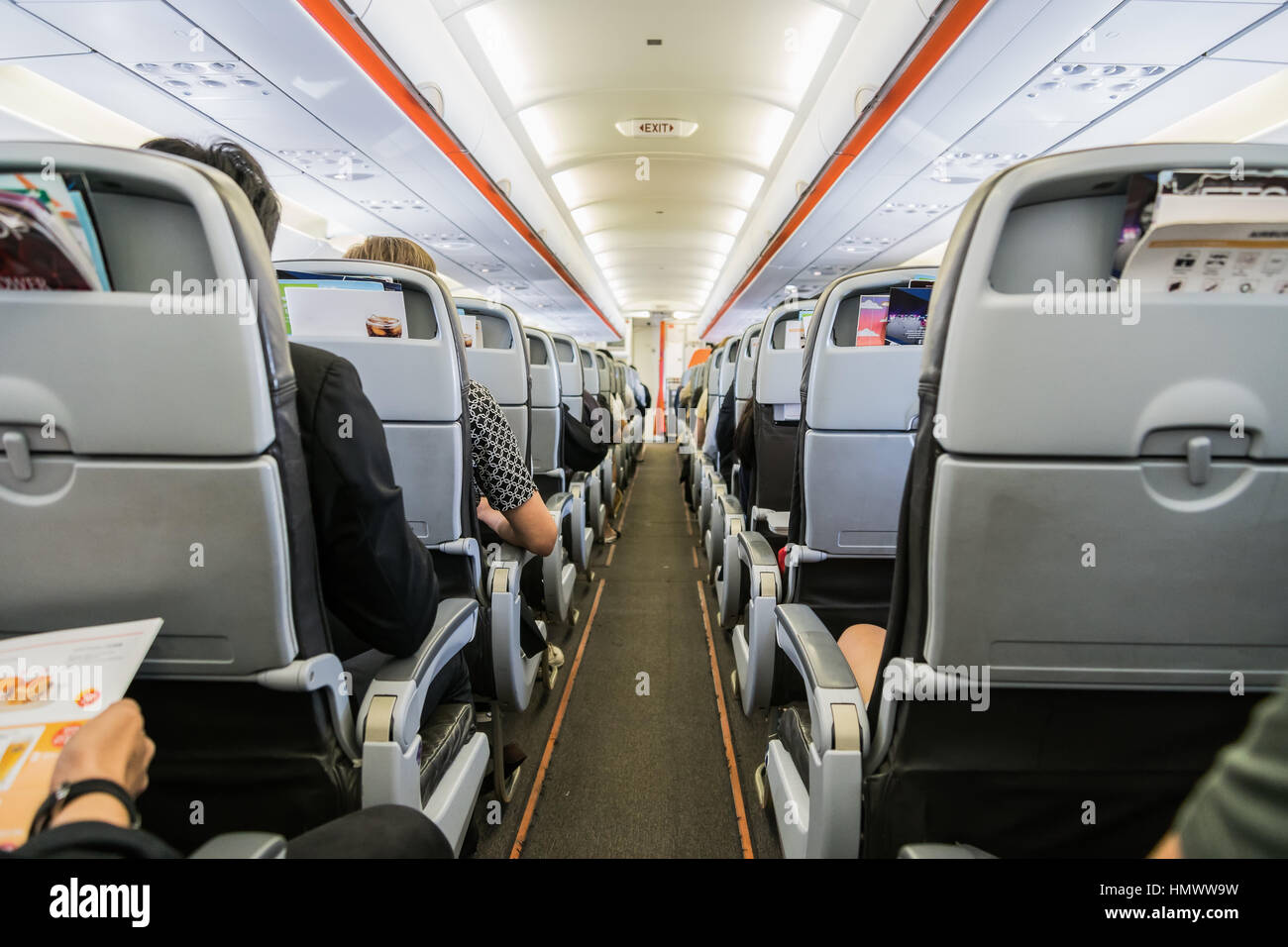 People waiting to take off hi-res stock photography and images - Alamy