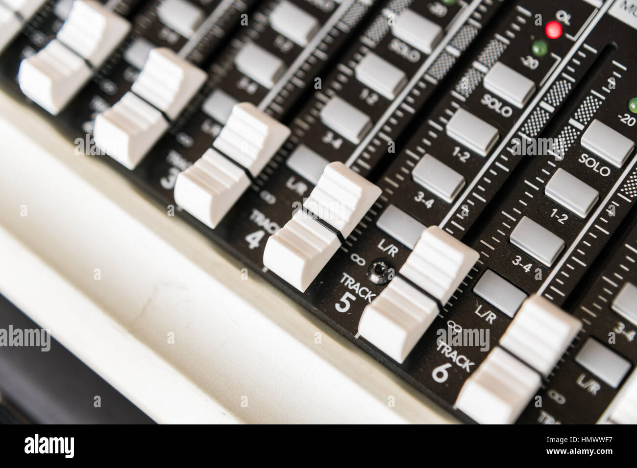 sound mixer control panel. Sound controller Recording Studio. music ...