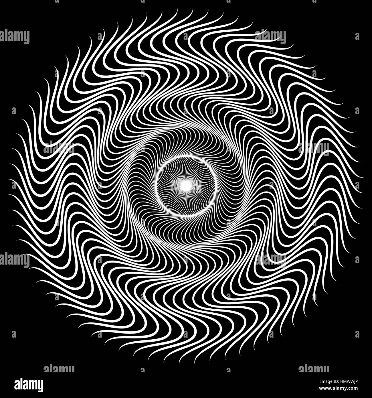 Circular spiral element. Abstract geometric circle element Stock Photo ...