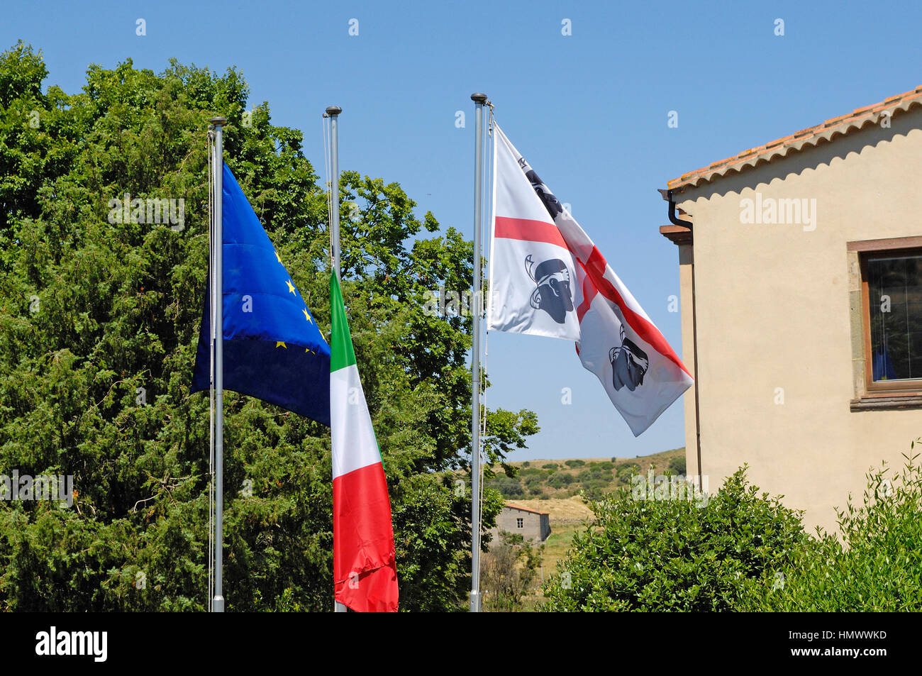 Italian flags three colours hi-res stock photography and images - Alamy