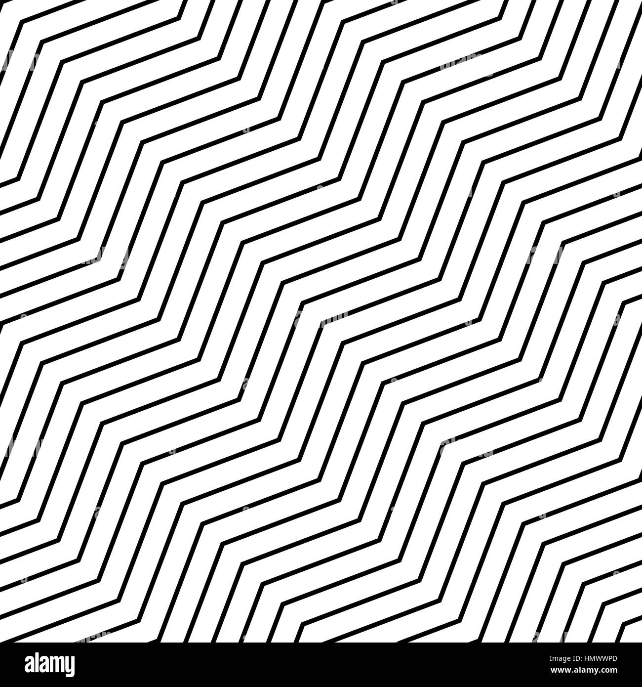 Seamlessly repeatable geometric monochrome pattern with distorted lines ...