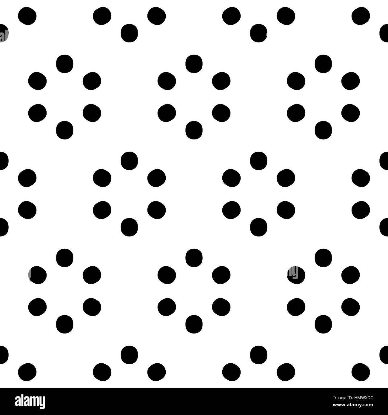 Repeatable polkadot pattern with structure of circles Stock Photo - Alamy