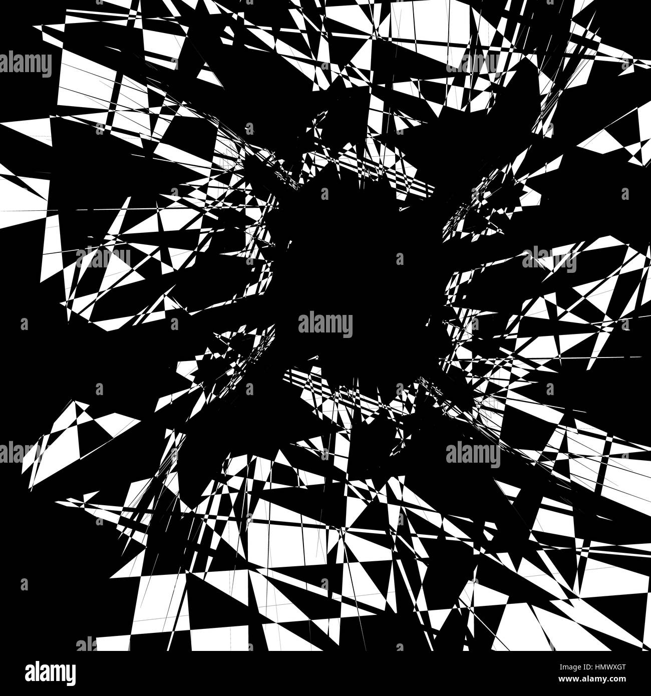 Edgy, random artistic composition of geometric shapes Stock Photo - Alamy