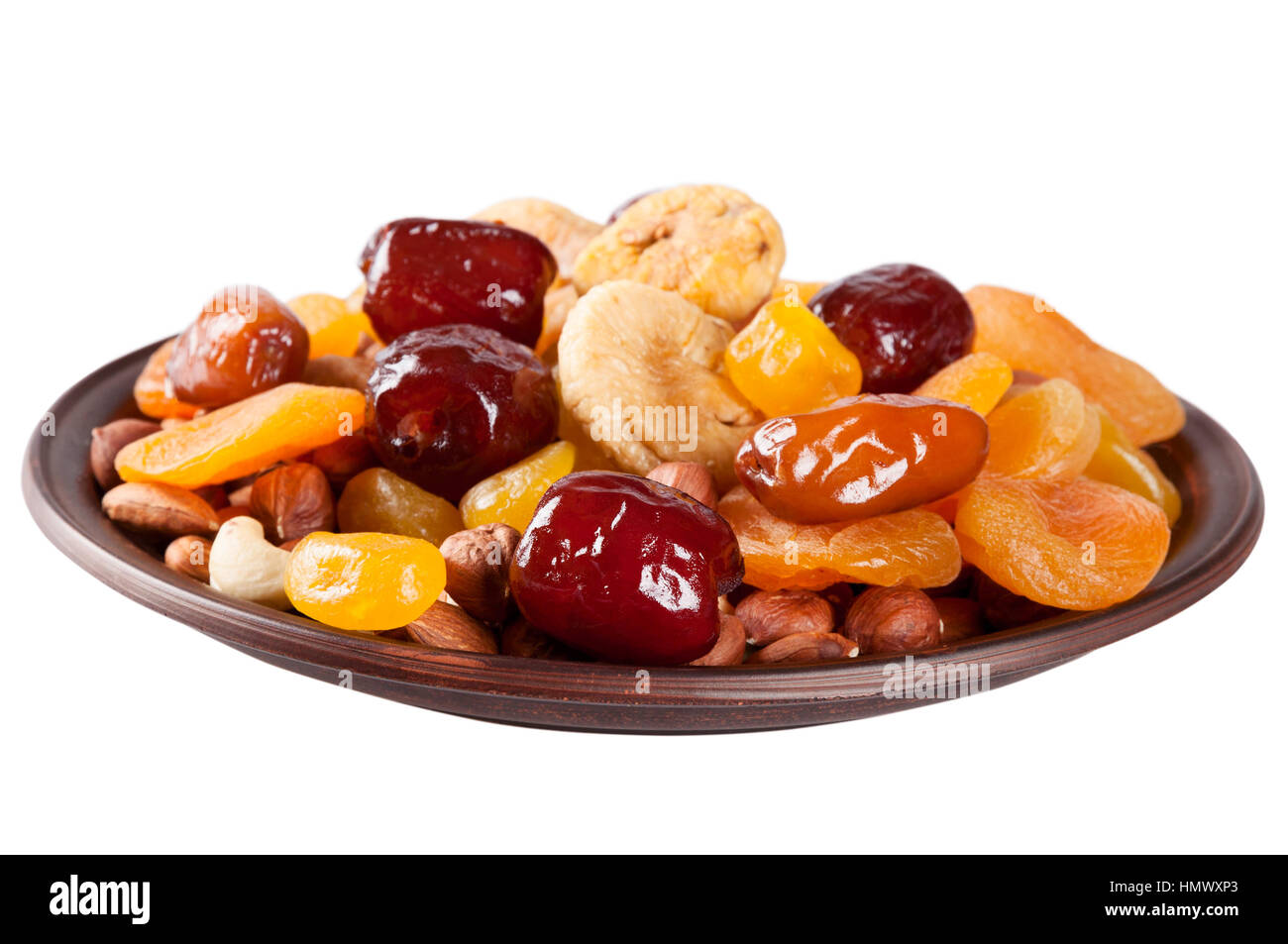 Sweet dried dates fruit on Cut Out Stock Images & Pictures - Alamy