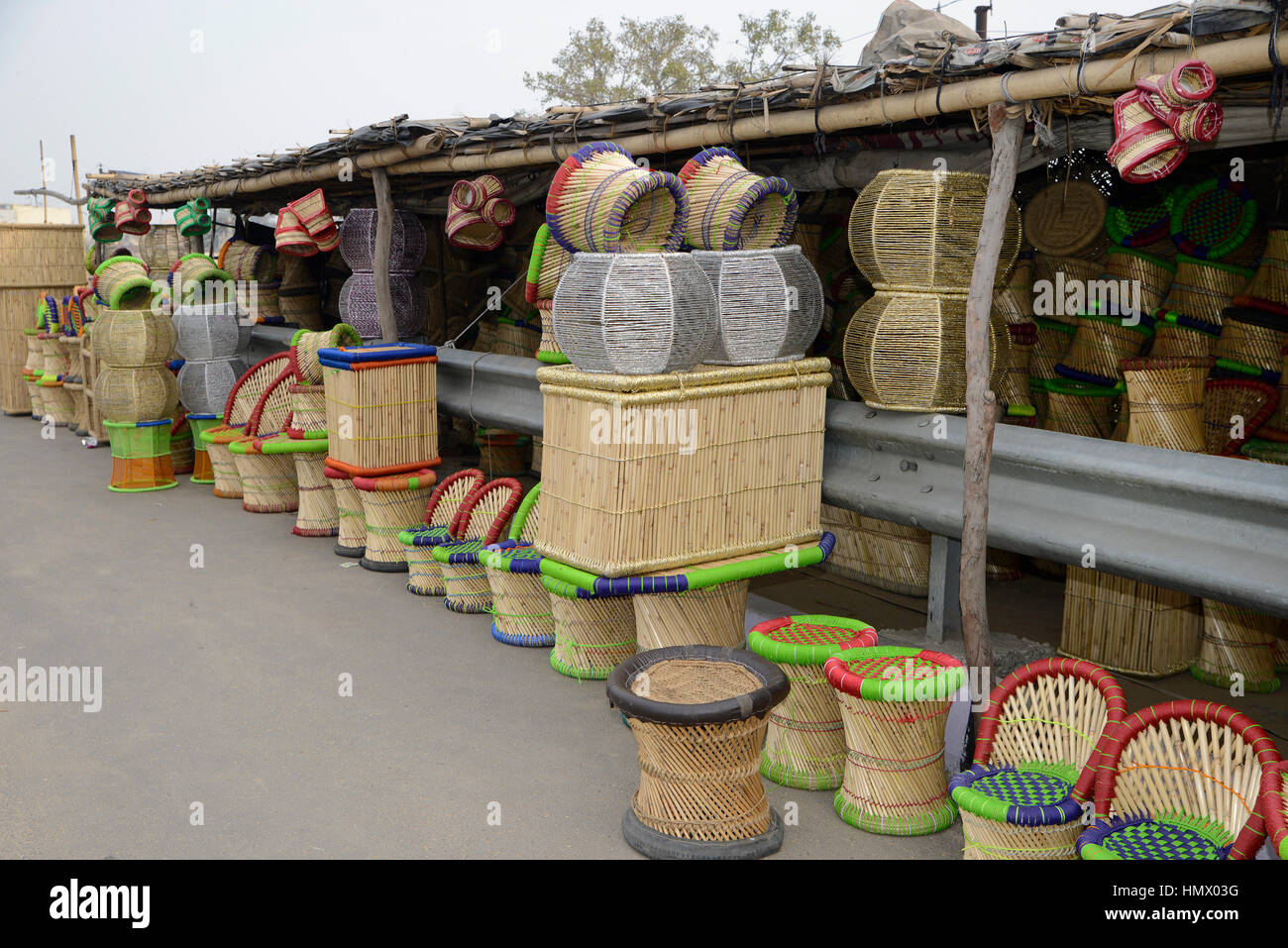 Bamboo Products - Muda Stock Photo - Alamy