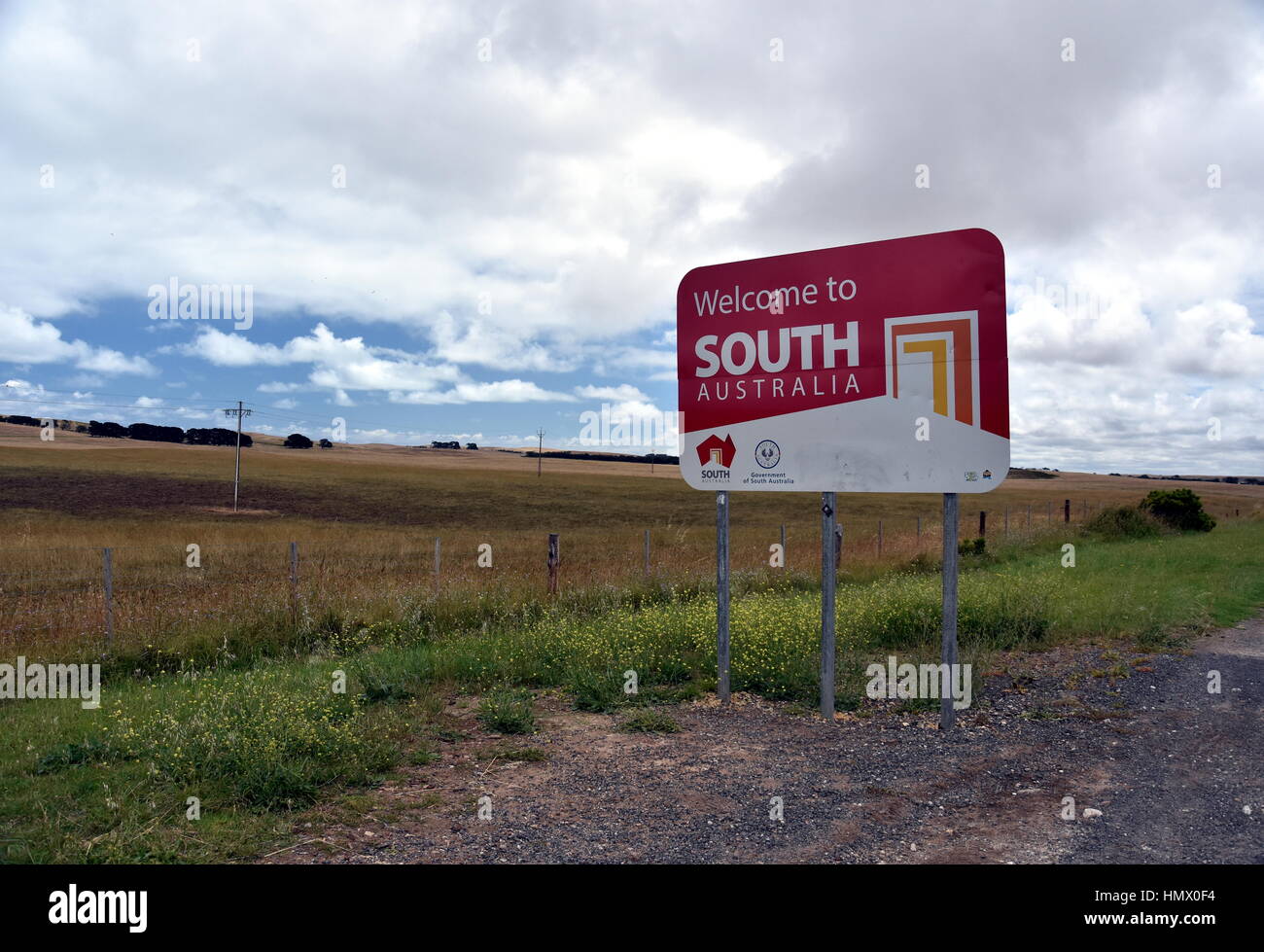 Nelson, Australia - Jan 1, 2017. Welcome to South Australia. At the ...