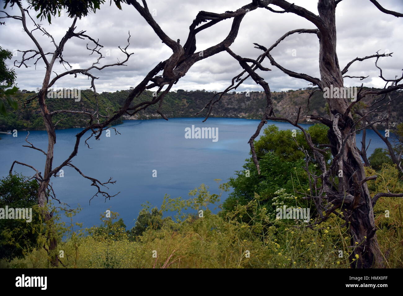 The incredible Blue Lake at Mt Gambier, South Australia. The Blue Lake ...