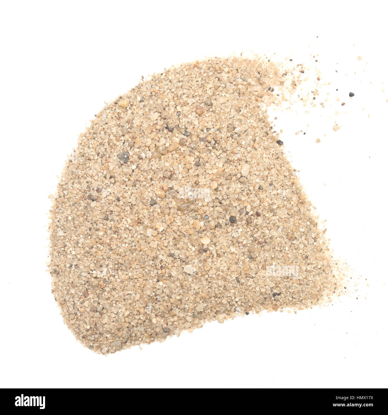 pile of sand isolated on white background Stock Photo - Alamy