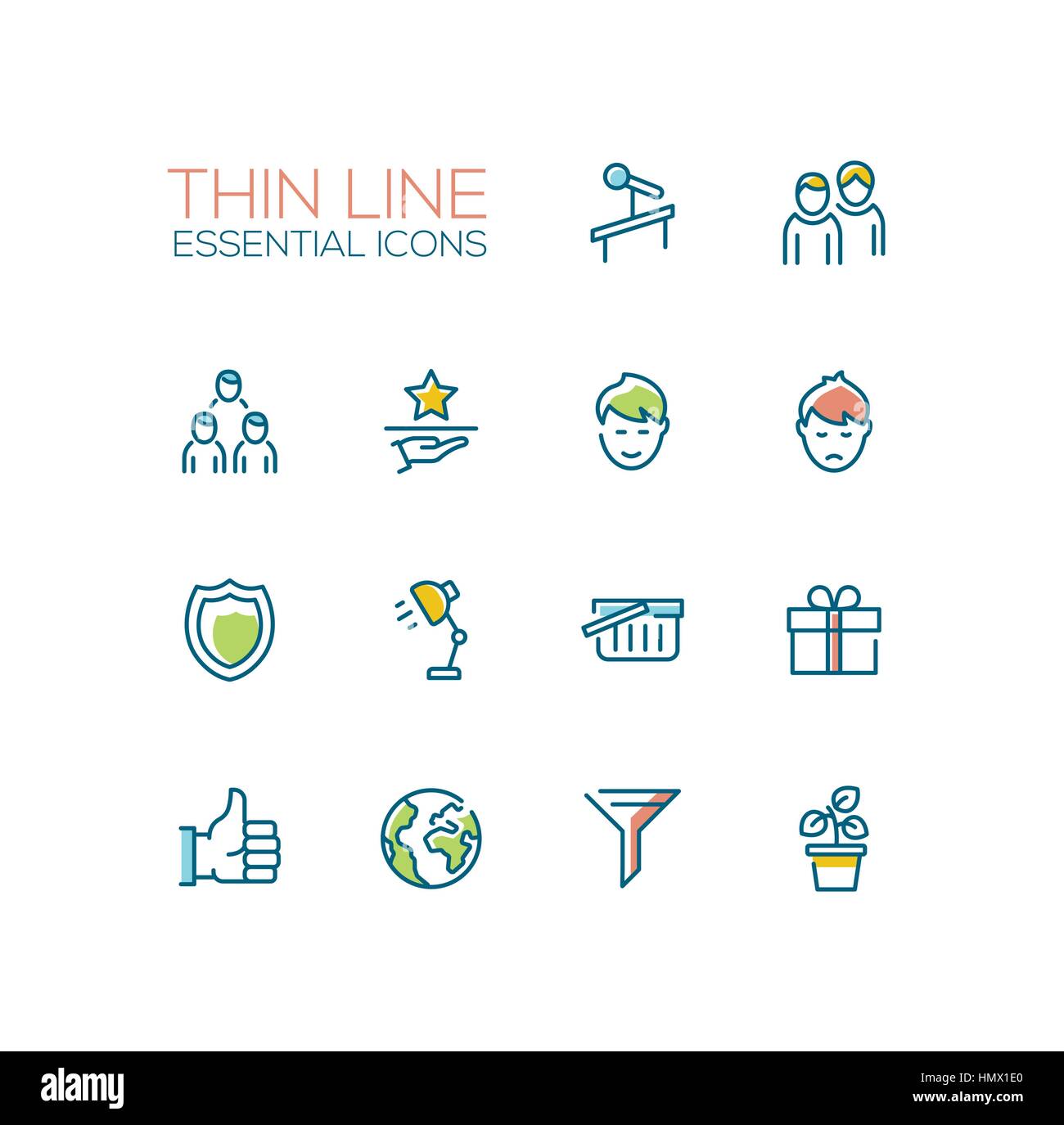 Thin box Stock Vector Images - Alamy