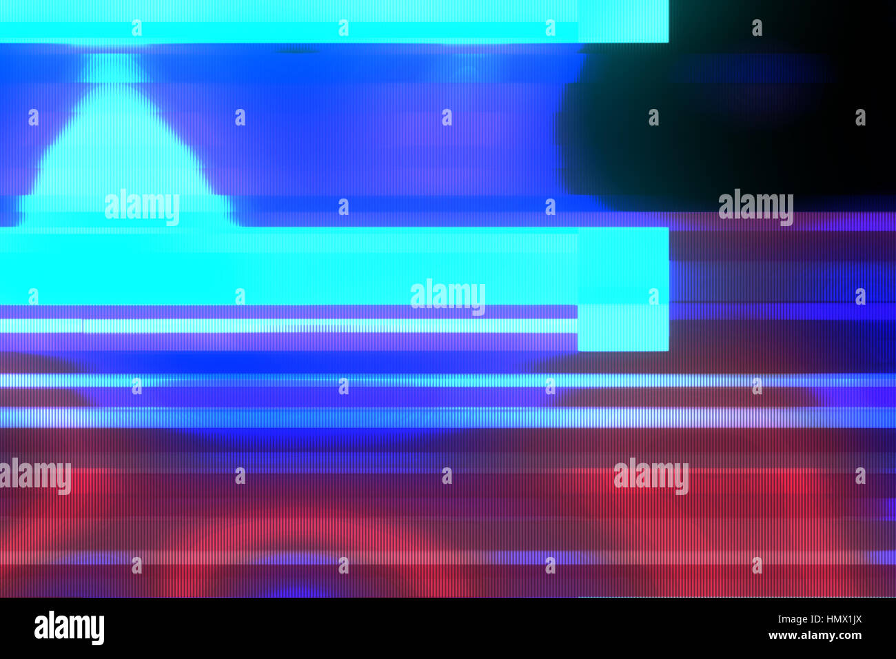 Glitch Old TV Background Element in Motion. Nice 3D Rendering Stock ...