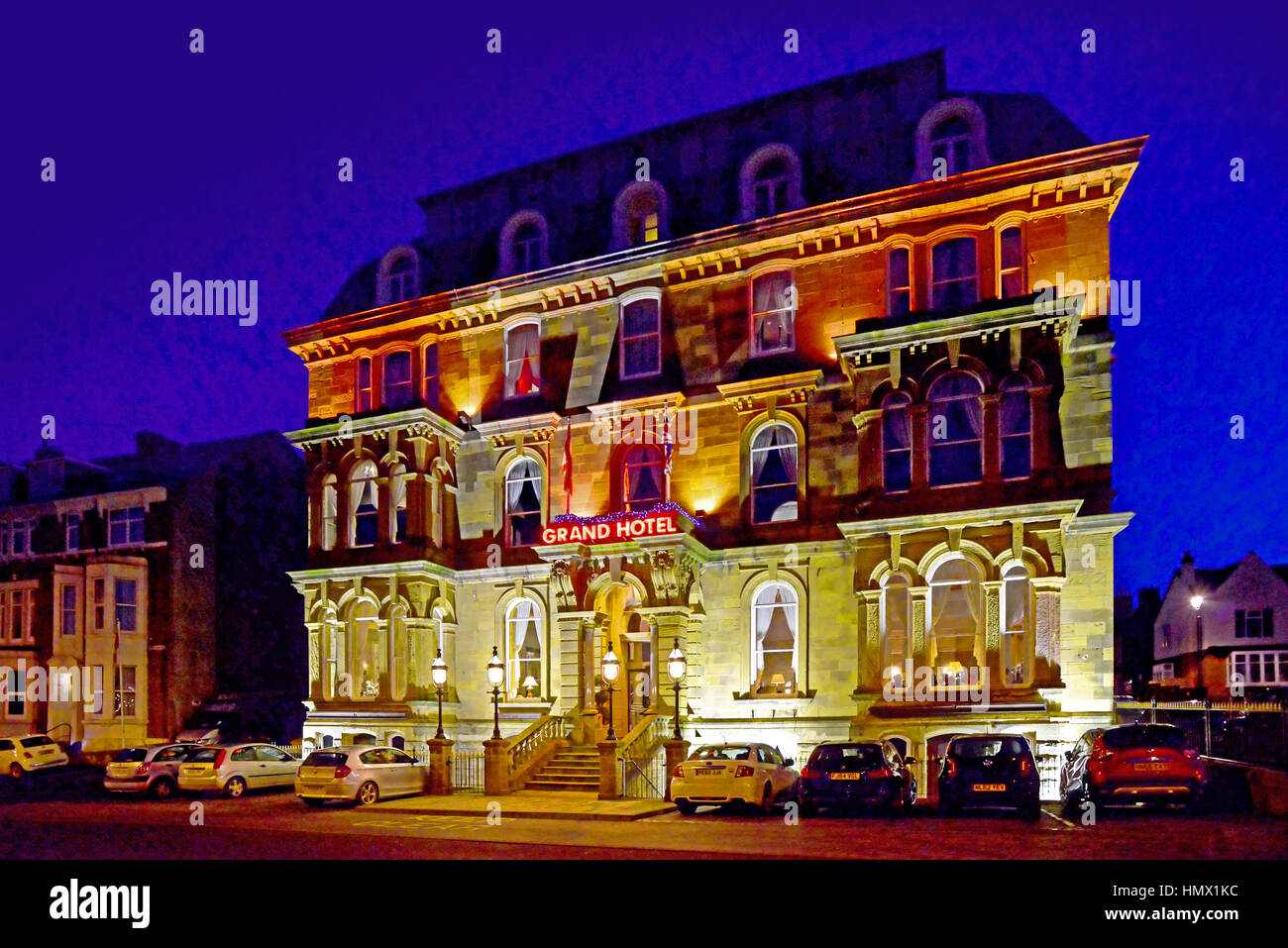 Grand Hotel Tynemouth North Tyneside Stock Photo - Alamy