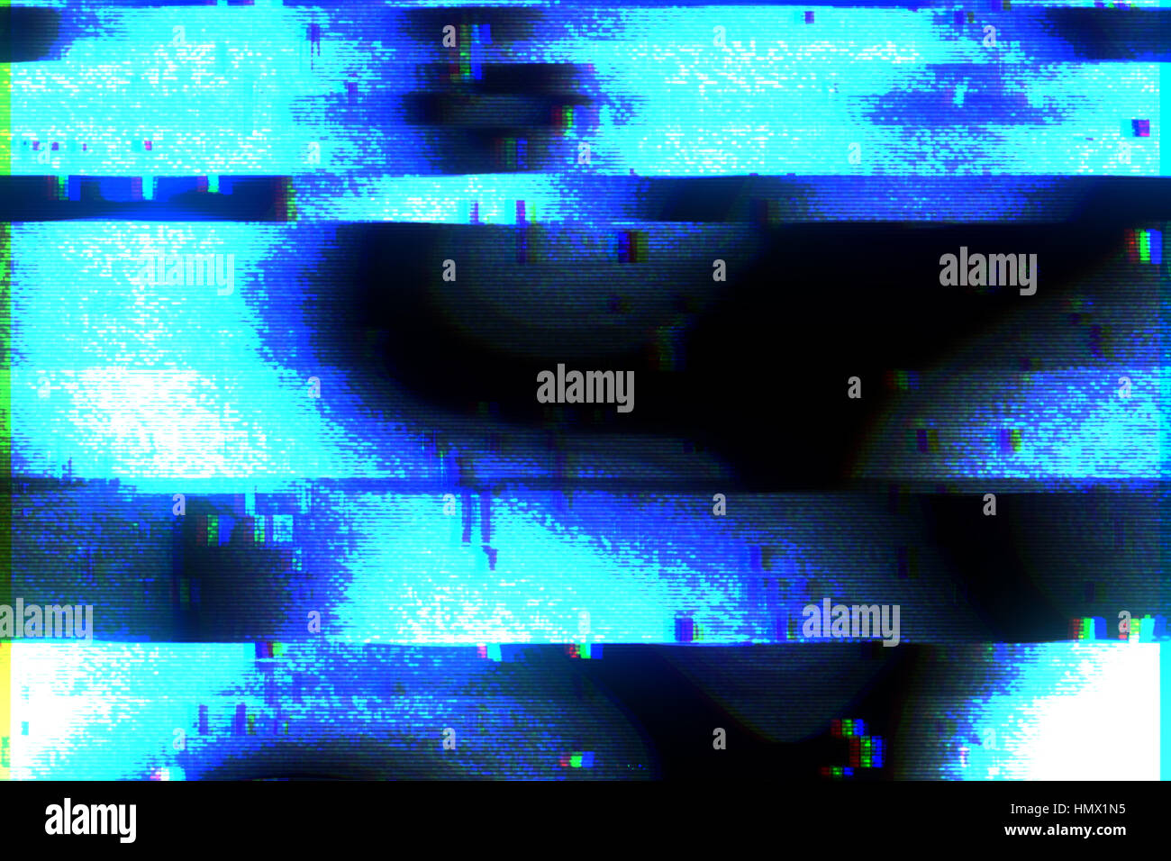 Glitch Old TV Background Element in Motion. Nice 3D Rendering Stock ...