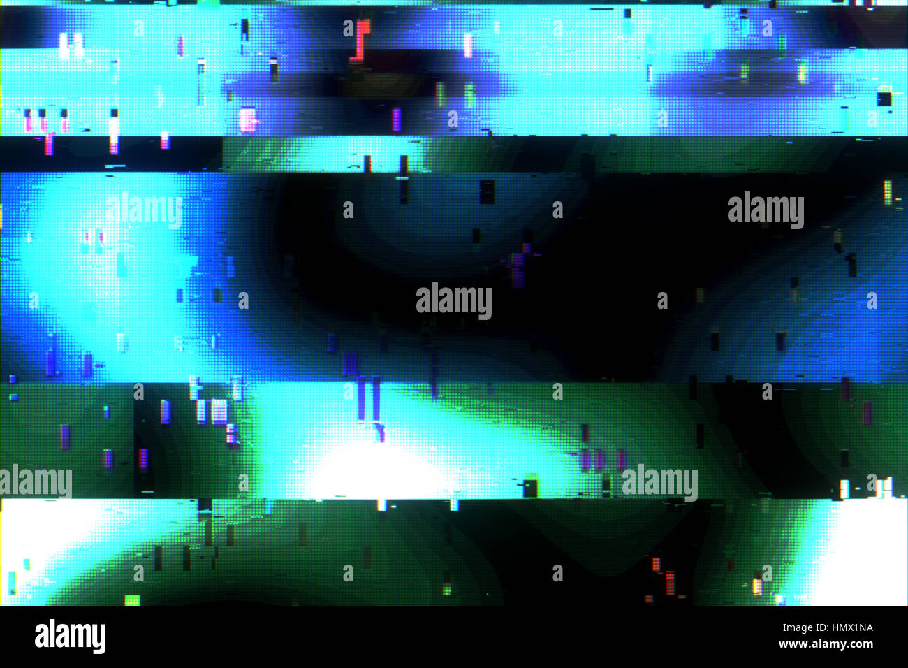 Glitch Old TV Background Element in Motion. Nice 3D Rendering Stock ...