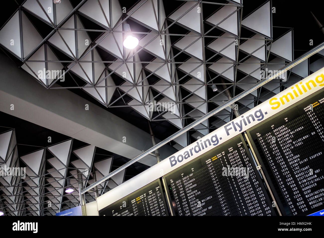 Destination board at the airport Frankfurt Stock Photo - Alamy