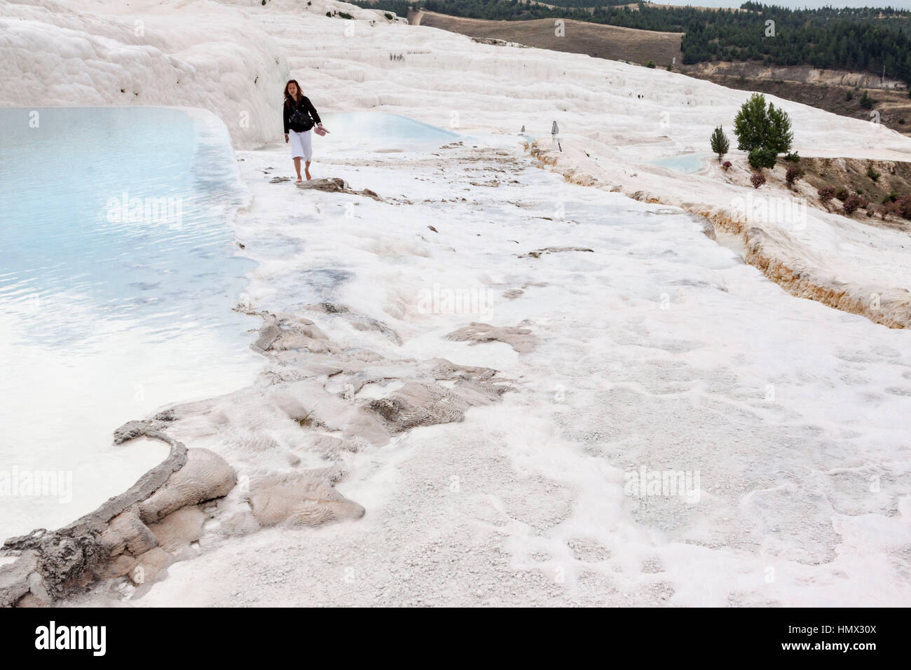 Pamukkale Cotton Castle Turkey Stock Photo - Alamy