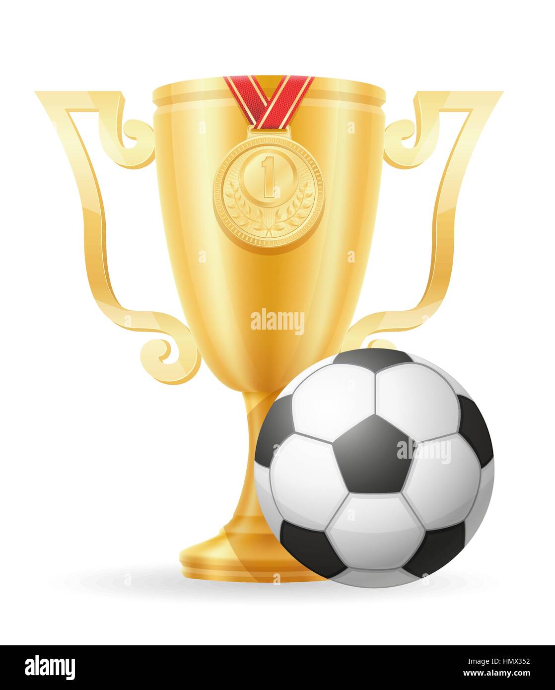cup winner gold stock illustration isolated on white background Stock ...