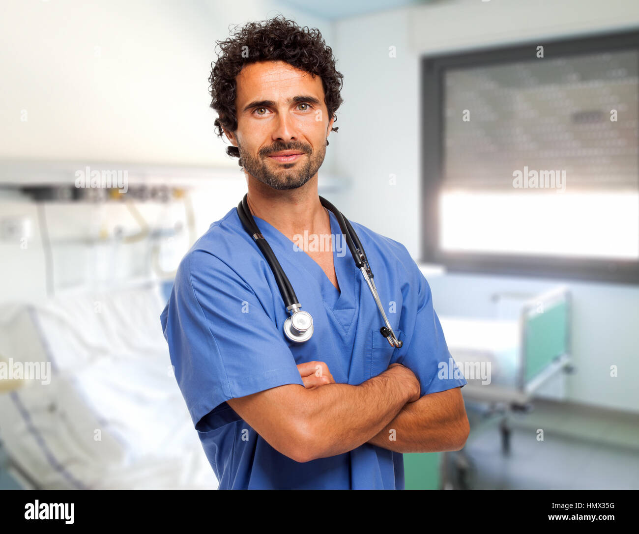 Male nurse portrait hi-res stock photography and images - Alamy