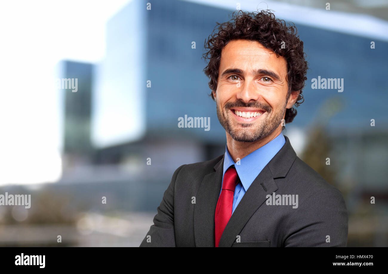 Confident male manager outdoor Stock Photo - Alamy