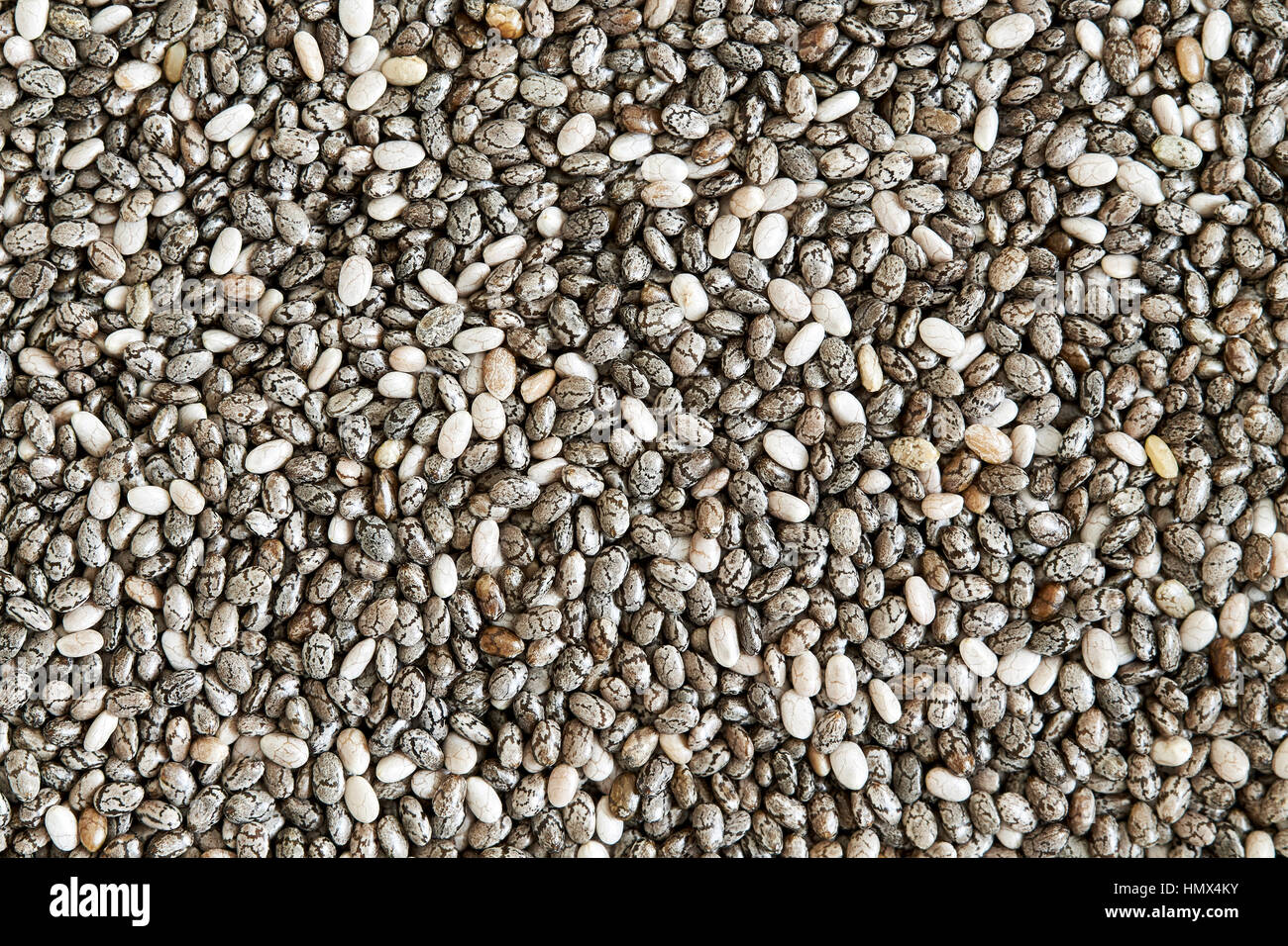 Healthy chia seeds background. Close-up, horizontal, top view Stock ...