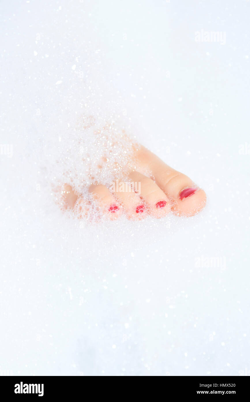 Washing feet in shower hi-res stock photography and images - Alamy