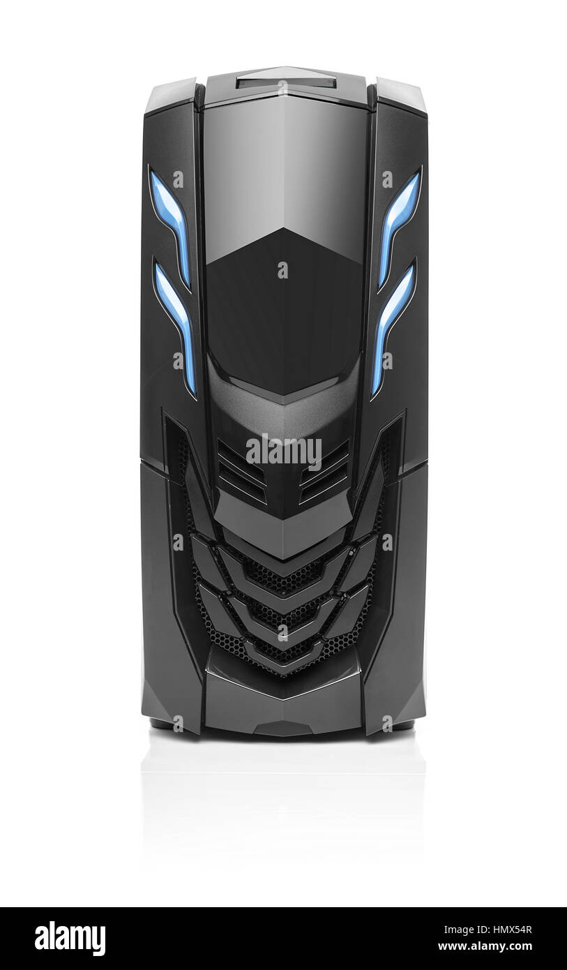 Black computer system unit Stock Photo - Alamy