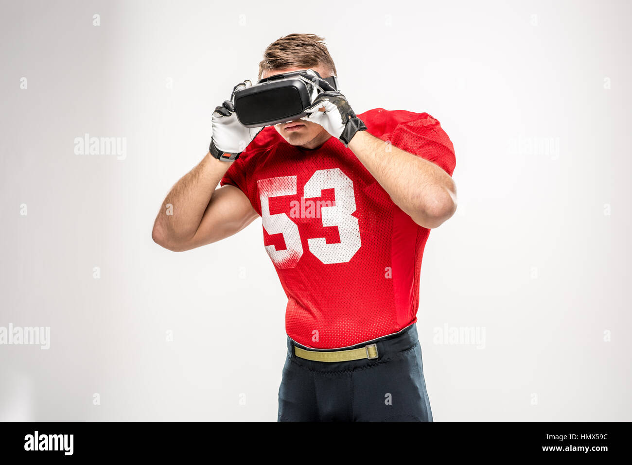 Athlete football player hi-res stock photography and images - Alamy