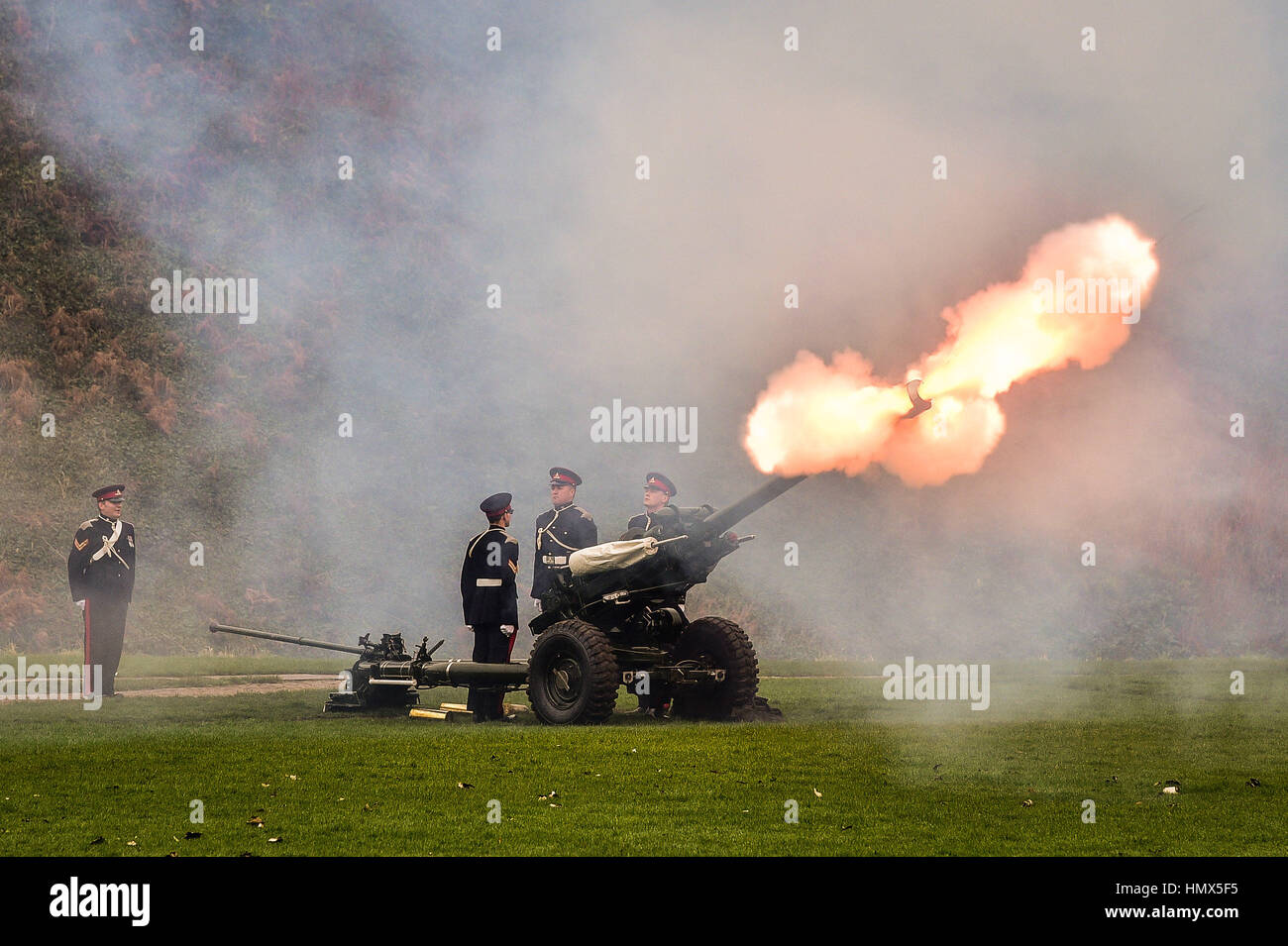 Members of C Troop 211 Battery, which forms part of 104 Regiment Royal ...