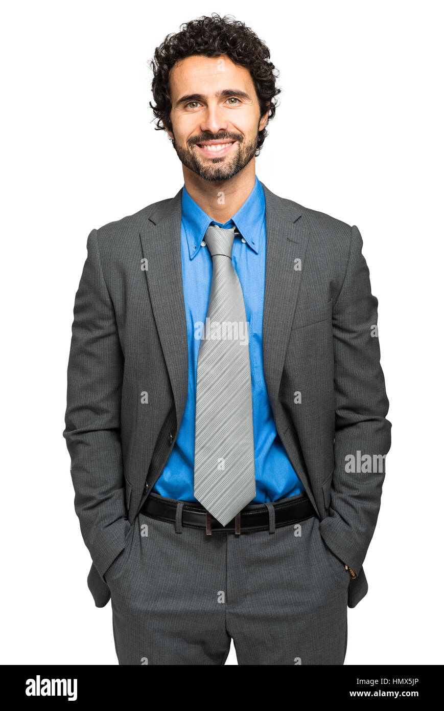 Handsome male manager portrait Stock Photo - Alamy