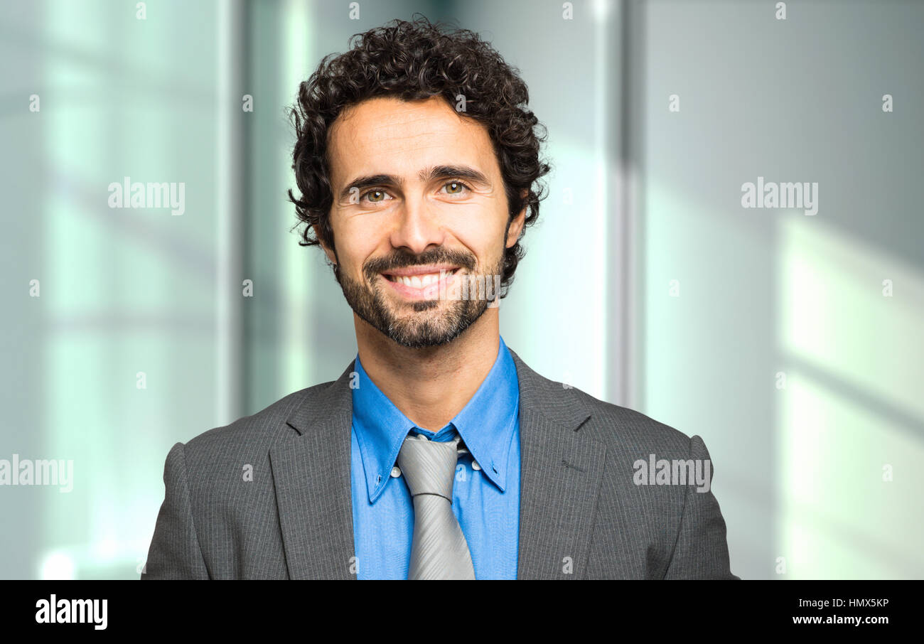 Closeup handsome smiling caucasian consultant hi-res stock photography ...
